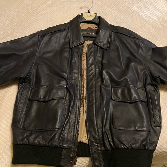 Wilsons Leather | Jackets & Coats | Wilsons Leather Mens Bomber Jacket ...